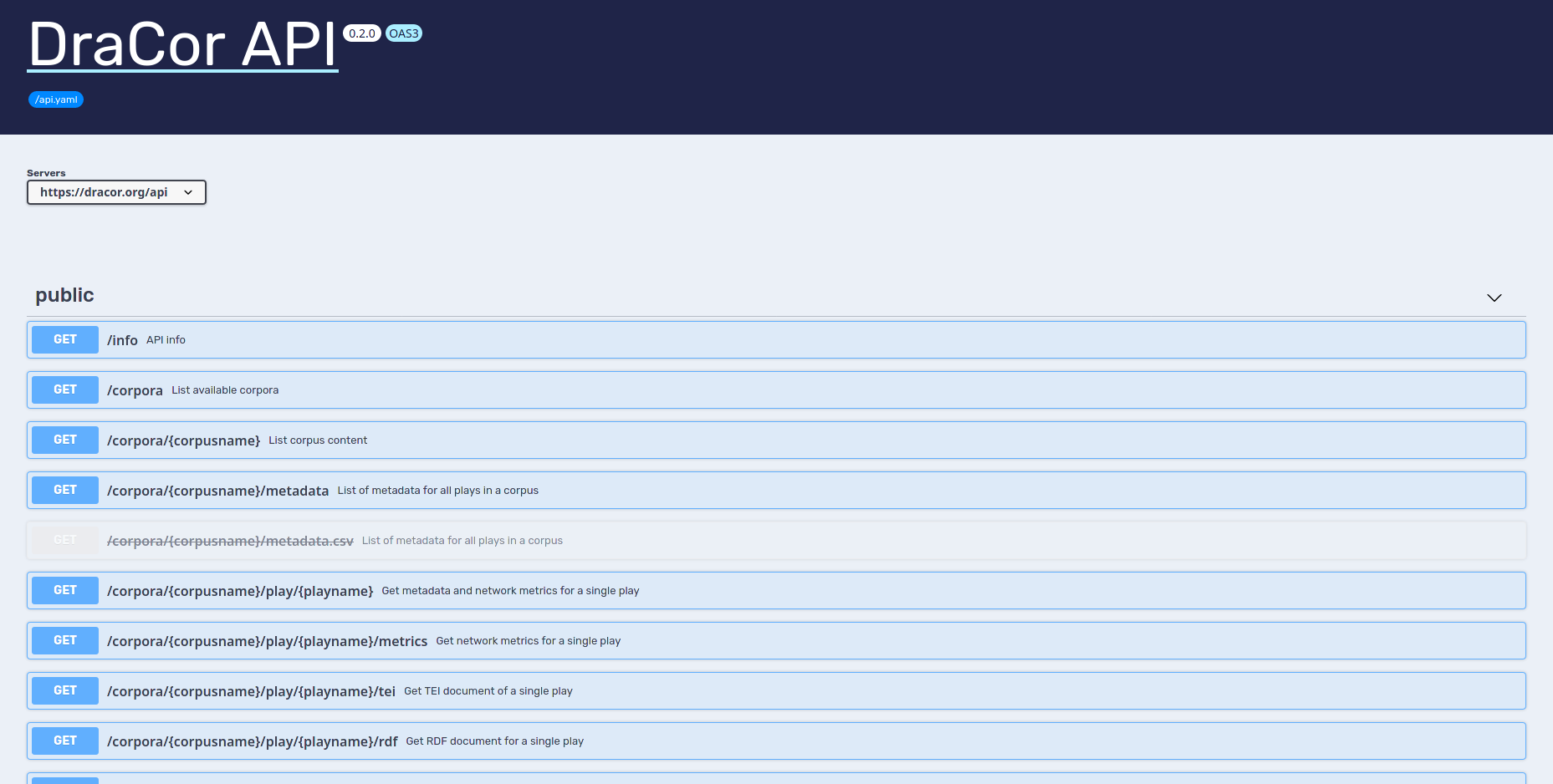 Introducing DraCor (CLS INFRA Training School, Vienna, 10 June 2024)